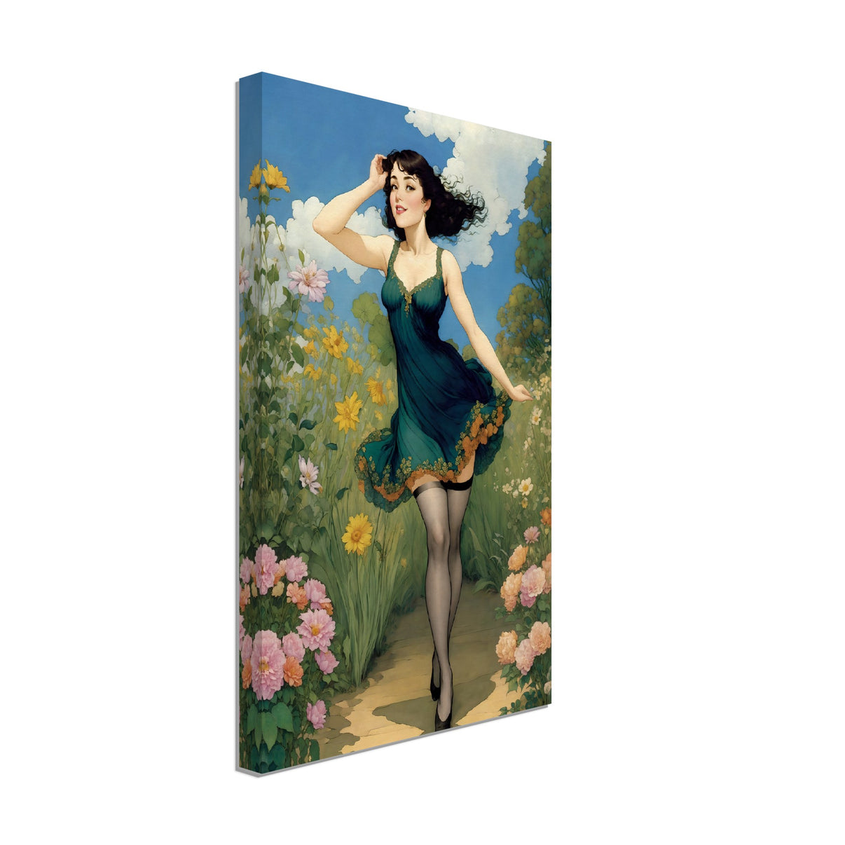 Daily Pinup #75 - Spring Breeze Wall Art – The Daily Pinup